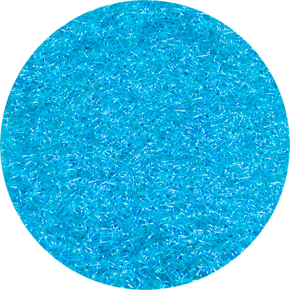 Neon Blue Tinsel – Glitter Heart Co.