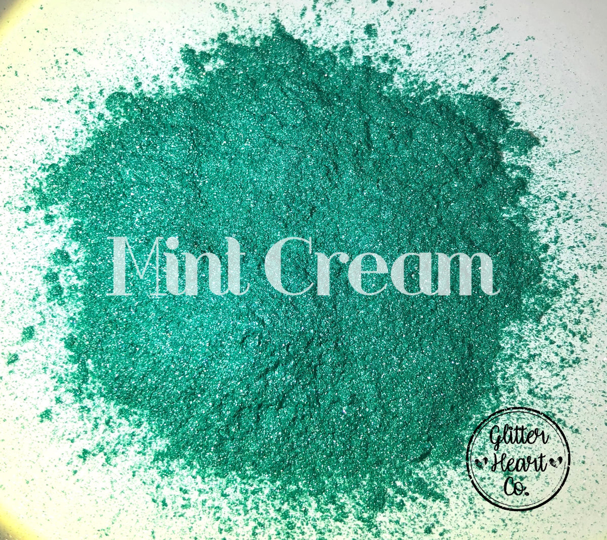 Mint Cream Mica – Glitter Heart Co.