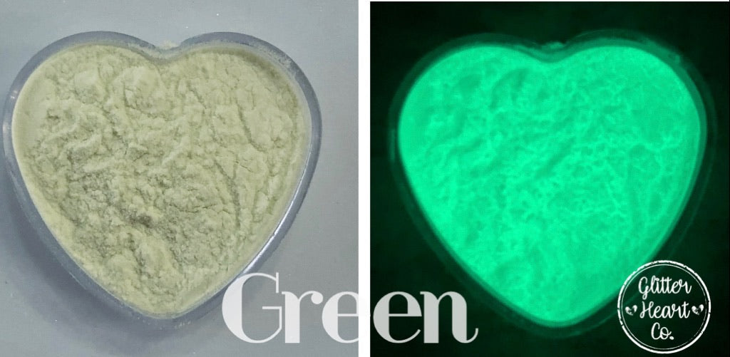 Green Glow Powder – Glitter Heart Co.
