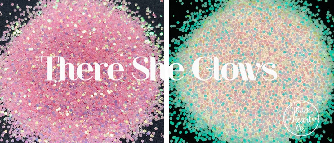 There She Glows – Glitter Heart Co.