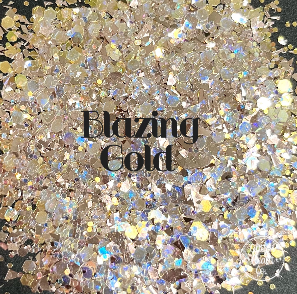 Blazing Gold – Glitter Heart Co.
